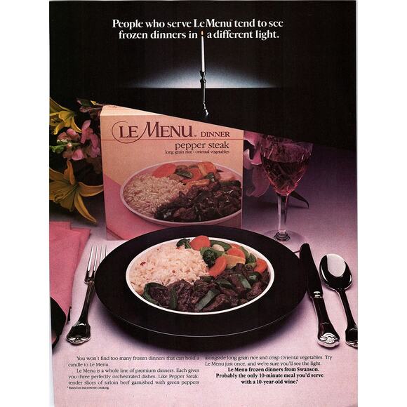 None and/or Unknown | Accents | Le Menu Frozen Dinners 984 Ad Af85 ...